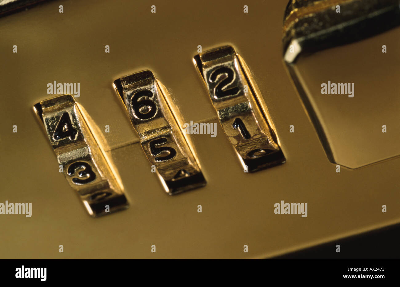 Gold combination lock hi-res stock photography and images - Alamy