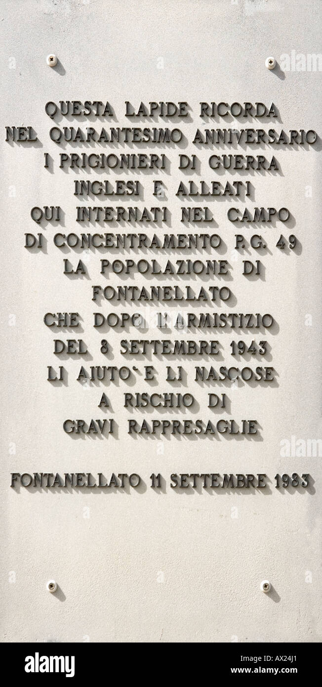 The prisoner plaque hi-res stock photography and images - Alamy