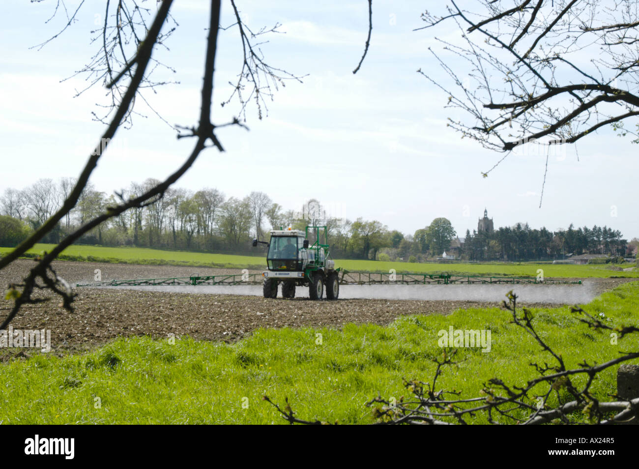 Crop sprayer Necton Norfolk UK Stock Photo - Alamy