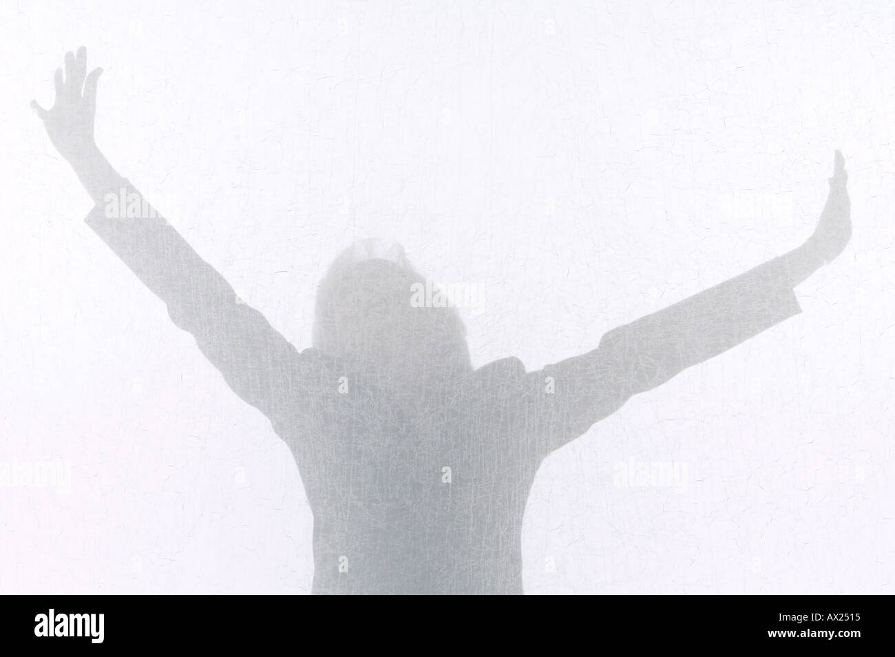 Women silhouette behind hi-res stock photography and images - Alamy