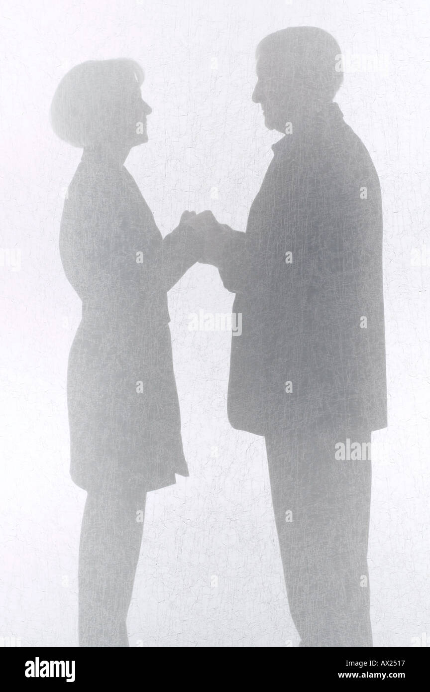 Women silhouette behind hi-res stock photography and images - Alamy
