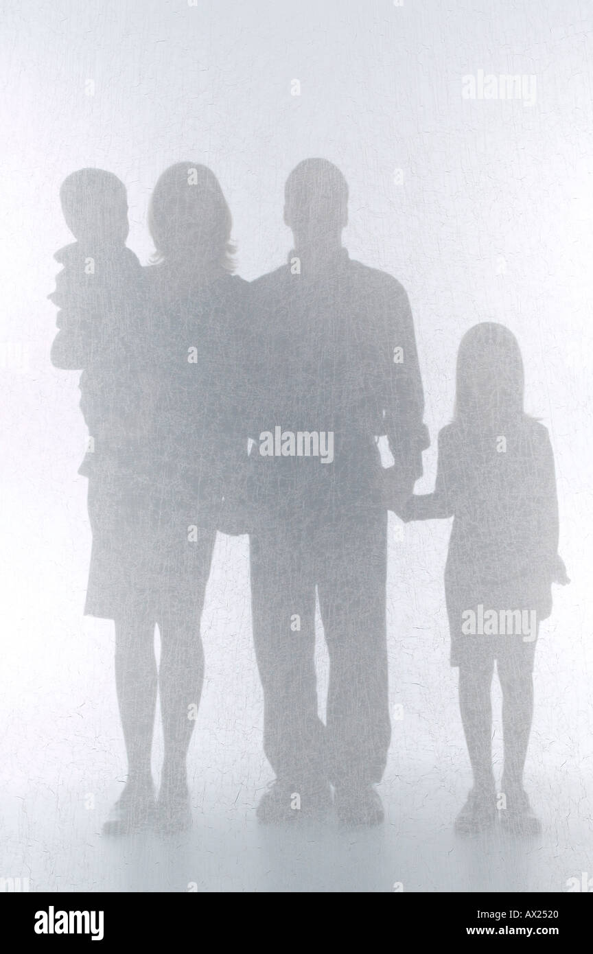 Silhouette of woman behind screen hi-res stock photography and images ...