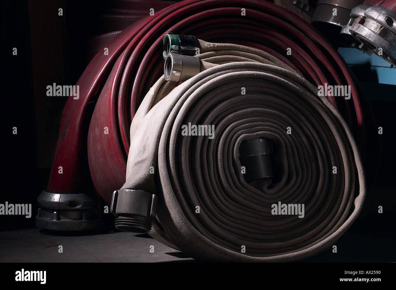 Fire hoses hi-res stock photography and images - Alamy