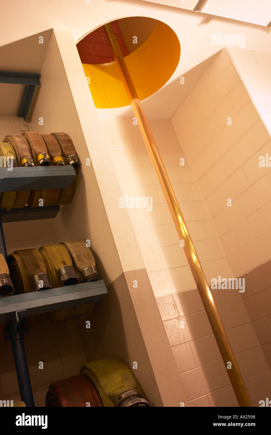 Fire station pole hi-res stock photography and images - Alamy