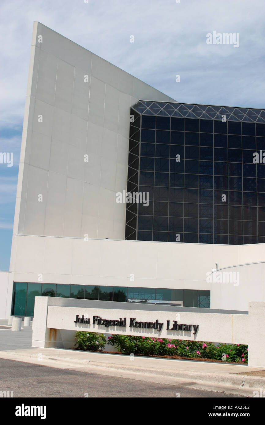 JFK Library Boston Massachusetts Stock Photo - Alamy