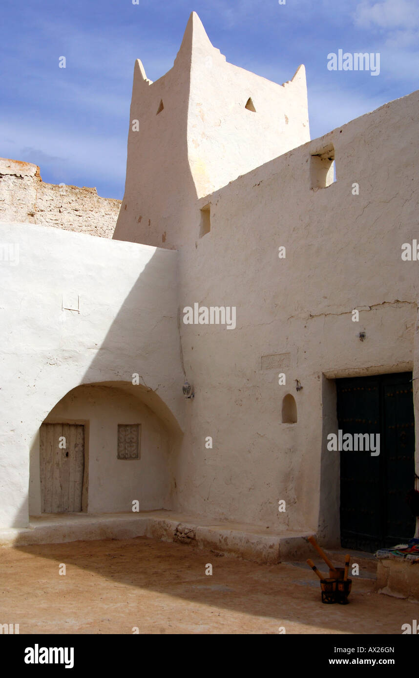 Tradional building in the Old town of Ghadames, UNESCO world heritage ...