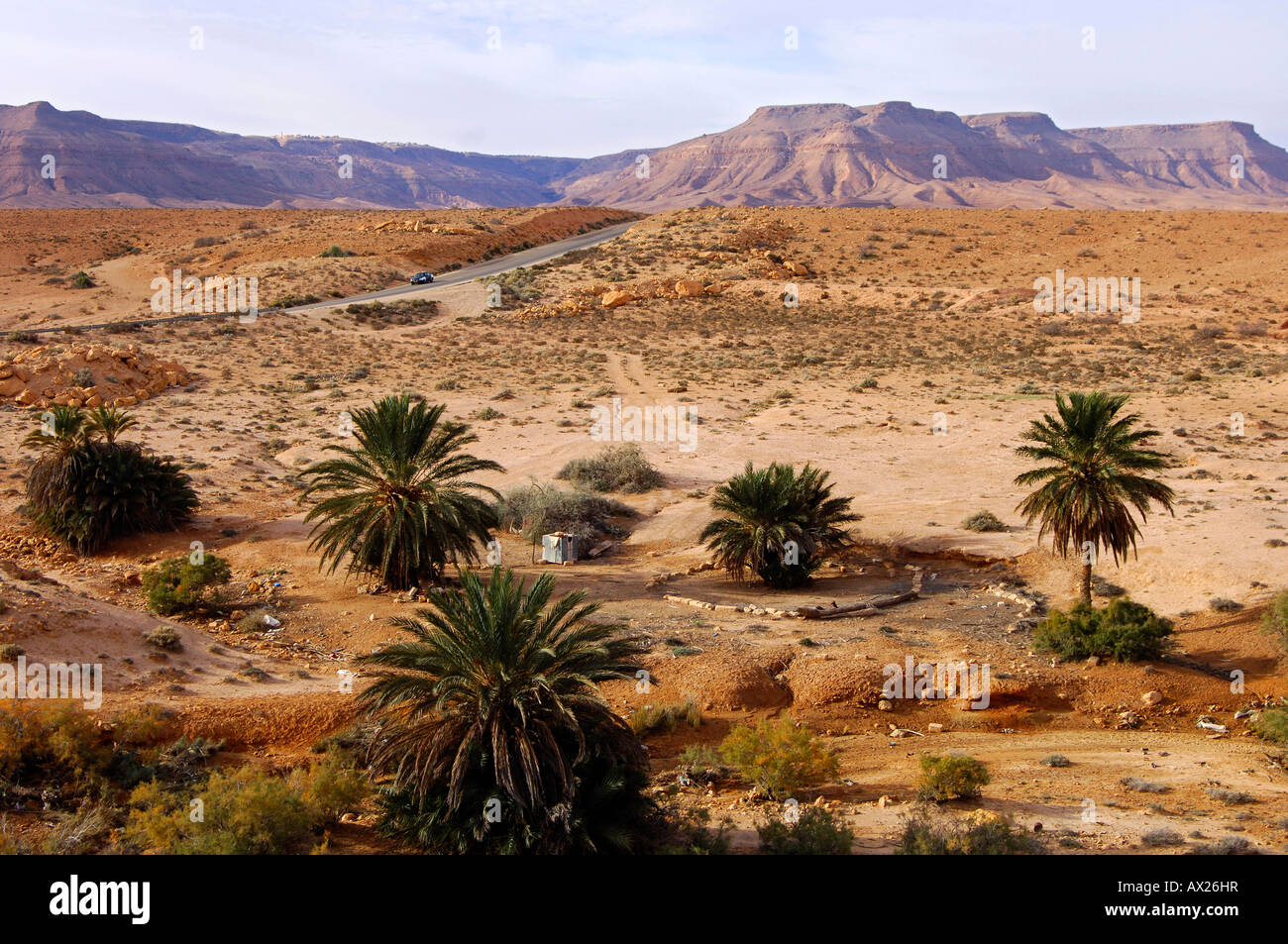 Landscape of the Maghreb, Nafusah Mountains, Libya, North Africa Stock ...
