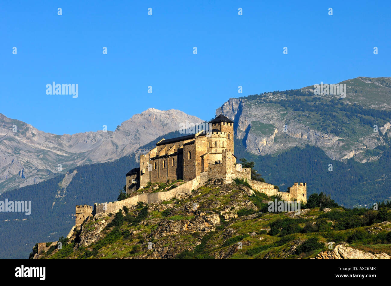 Sion switzerland valere hi-res stock photography and images - Alamy