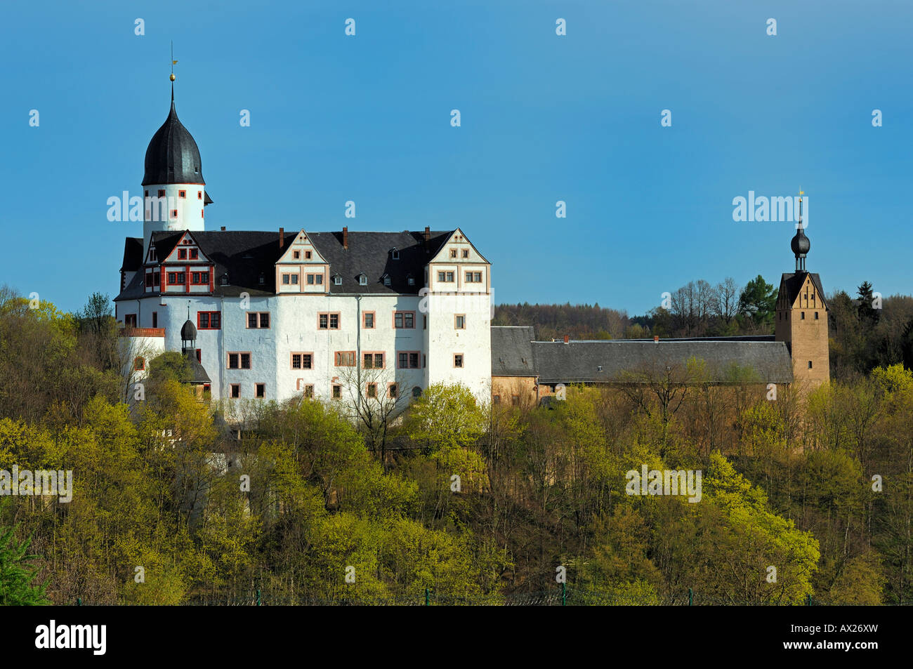 Medieval castle Rochsburg, Lunzenau, Saxony, Germany Stock Photo - Alamy
