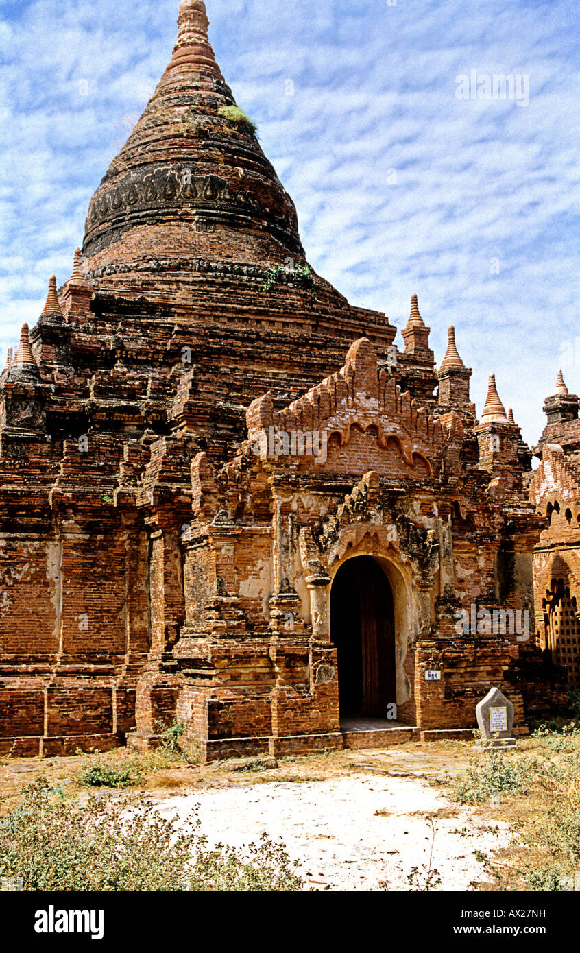 One the the over 2000 ruined Pagodas at the archaeological ruins of ...