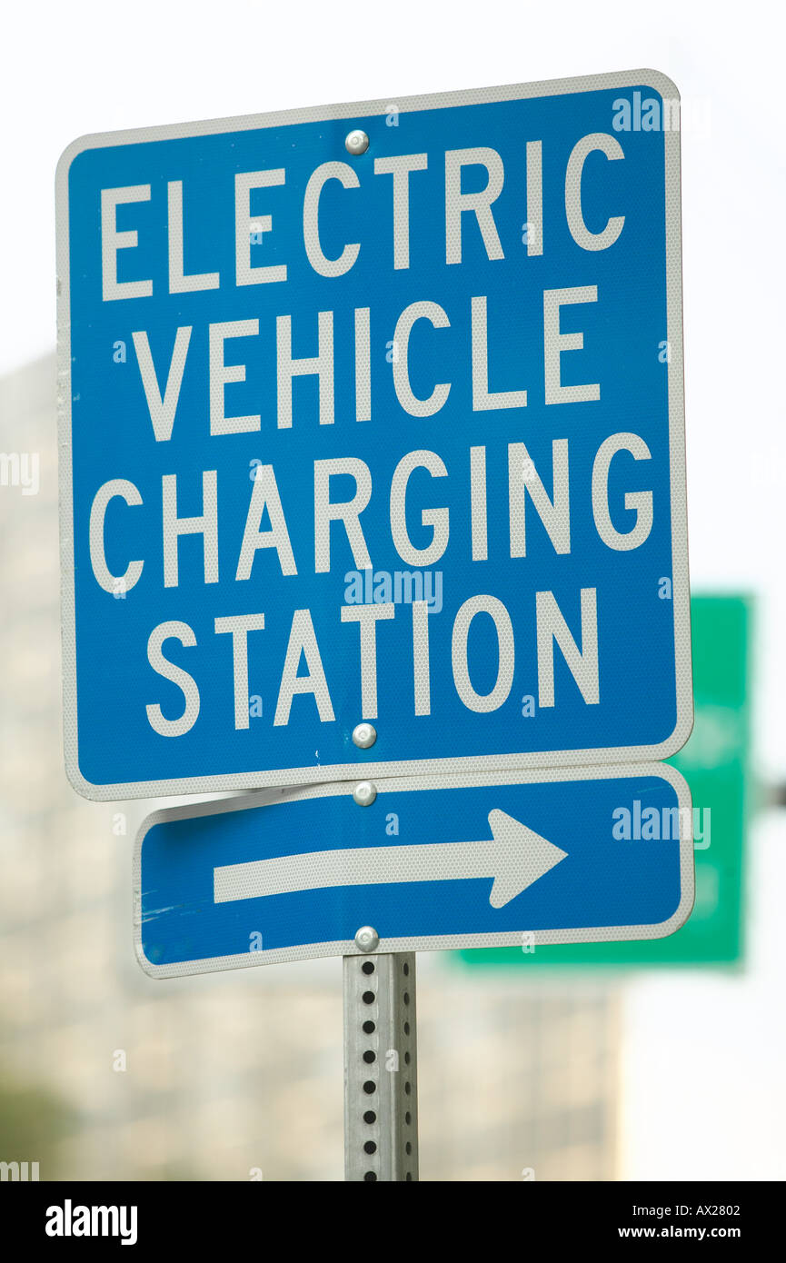 Blue Electrical Vehicle Charging Station sign uid 1430337 Stock Photo ...