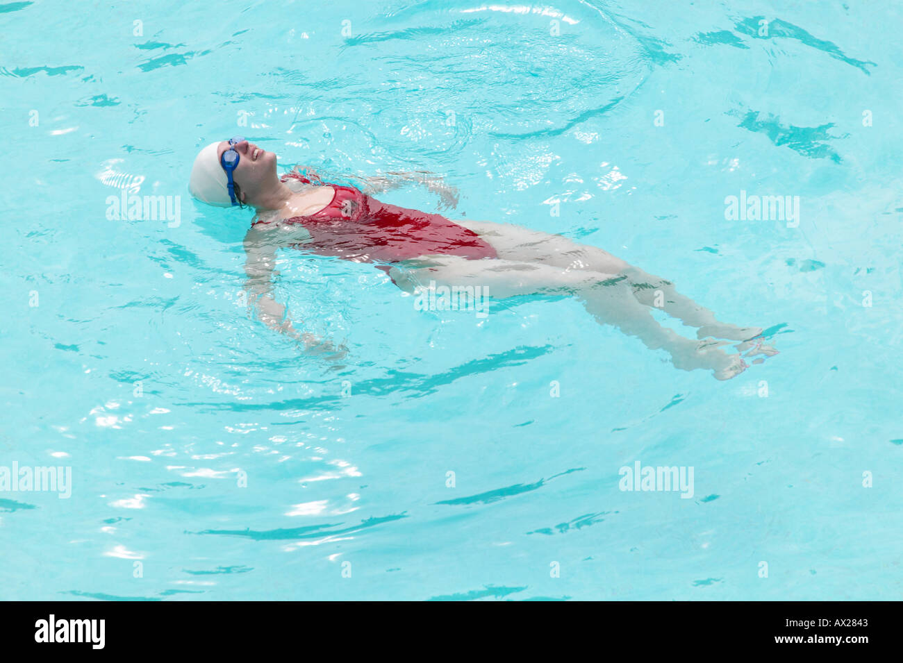 Young female adult swimming uid 1427627 Stock Photo - Alamy