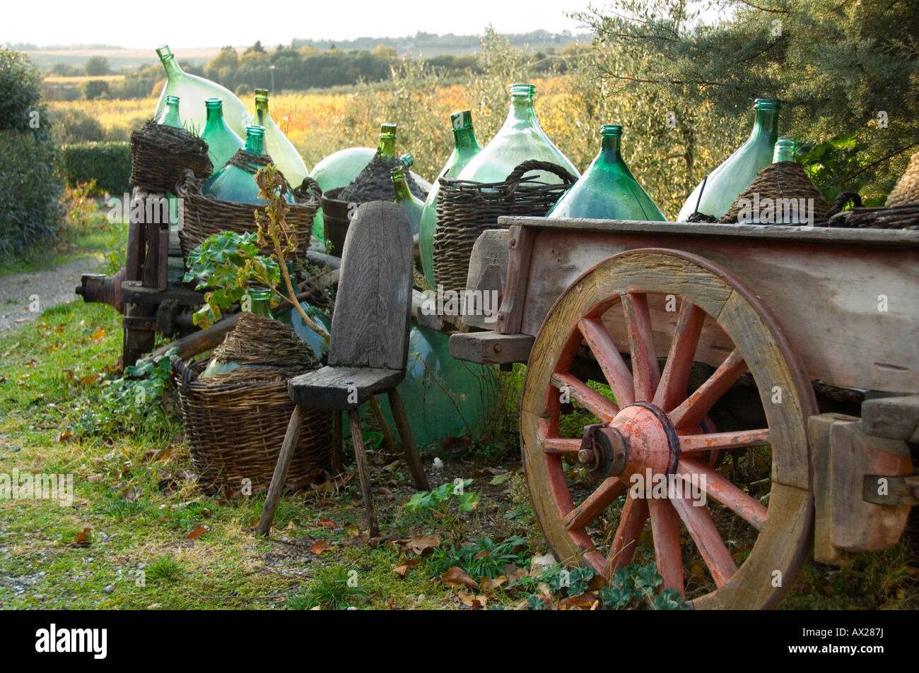 Bucolic rural scene in Chianti Tuscany Italy Stock Photo - Alamy
