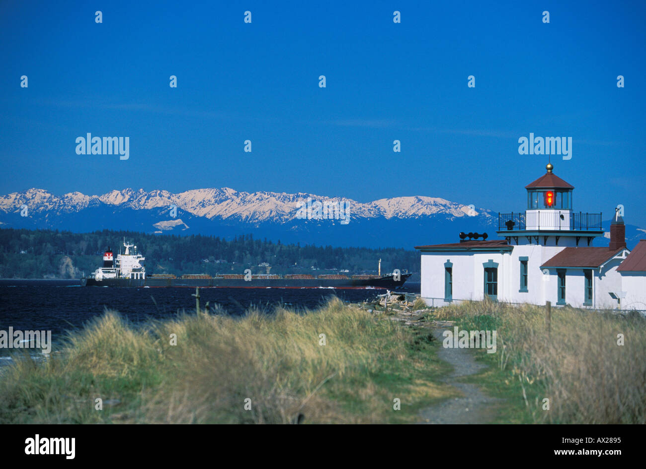West point lighthouse wash hi-res stock photography and images - Alamy