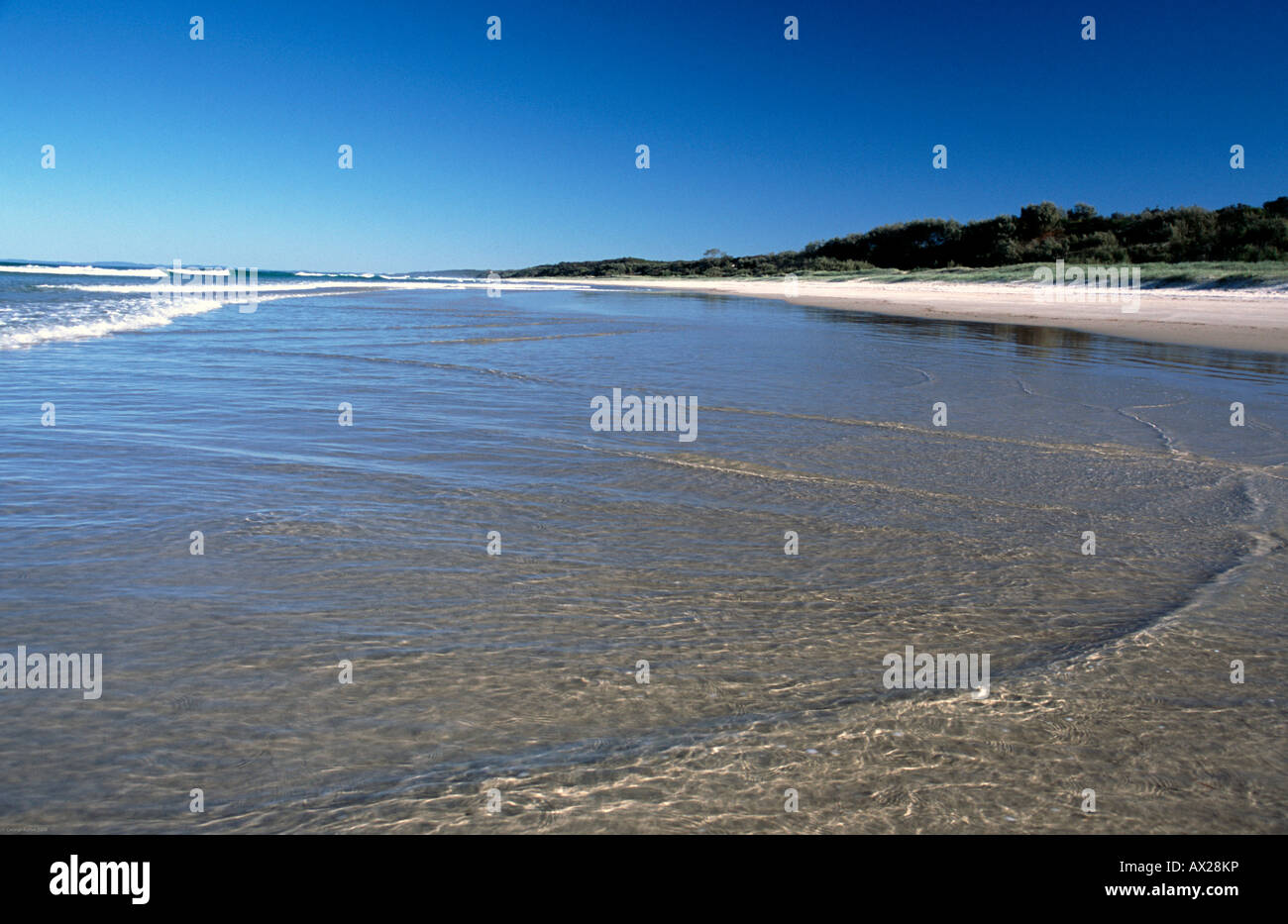waves along the shoreline Stock Photo - Alamy