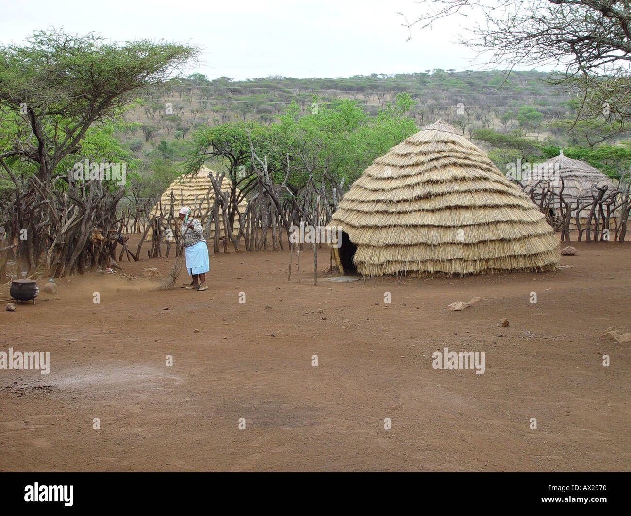 Natal native village South Africa Stock Photo - Alamy