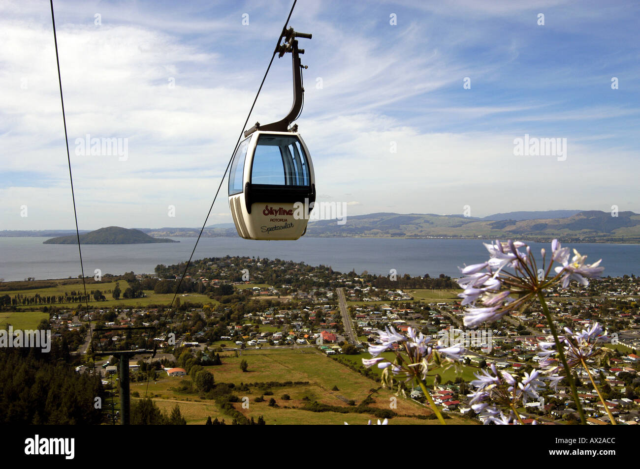 Rotorua Skyline Skyrides Stock Photo - Alamy
