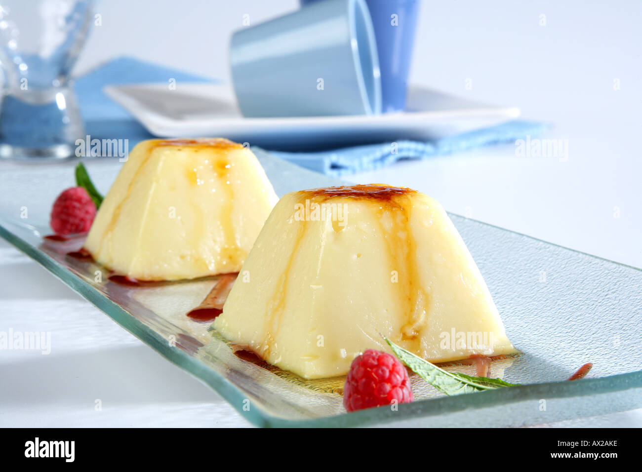 Cheese pyramid with caramel Stock Photo - Alamy