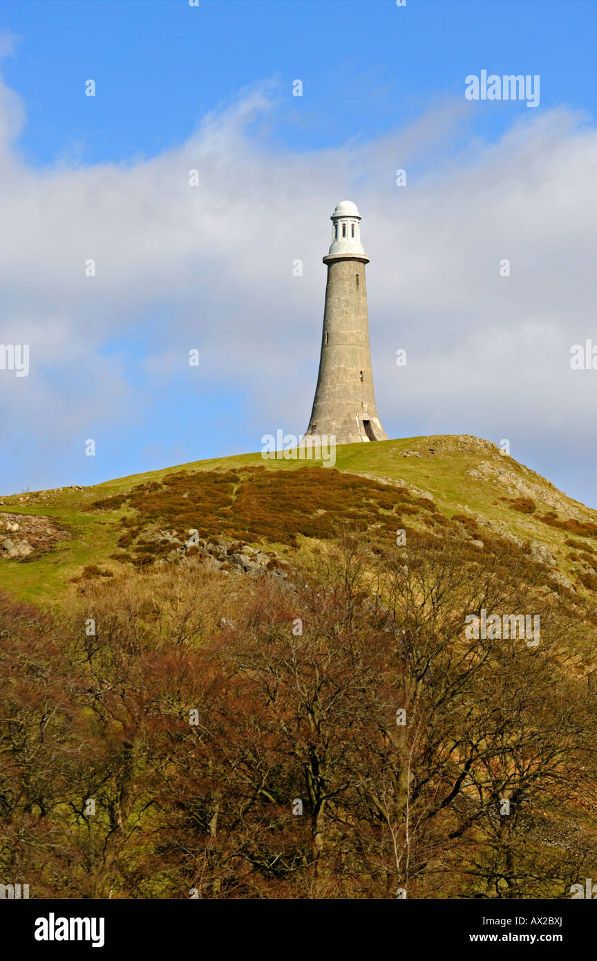 Monument to Sir John Barrow on Hoad Hill, Ulverston, Cumbria, England ...
