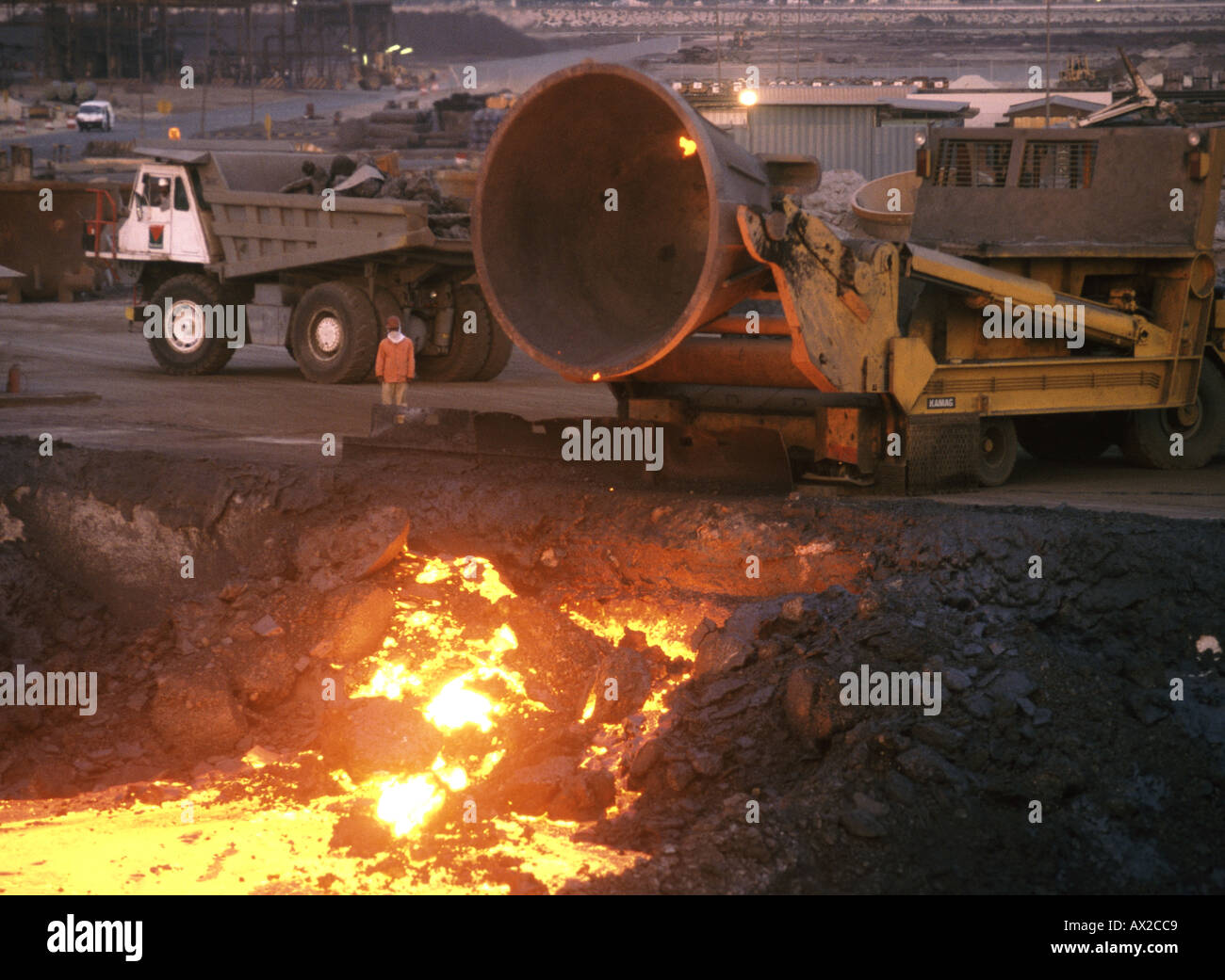 Steel slag truck hi-res stock photography and images - Alamy