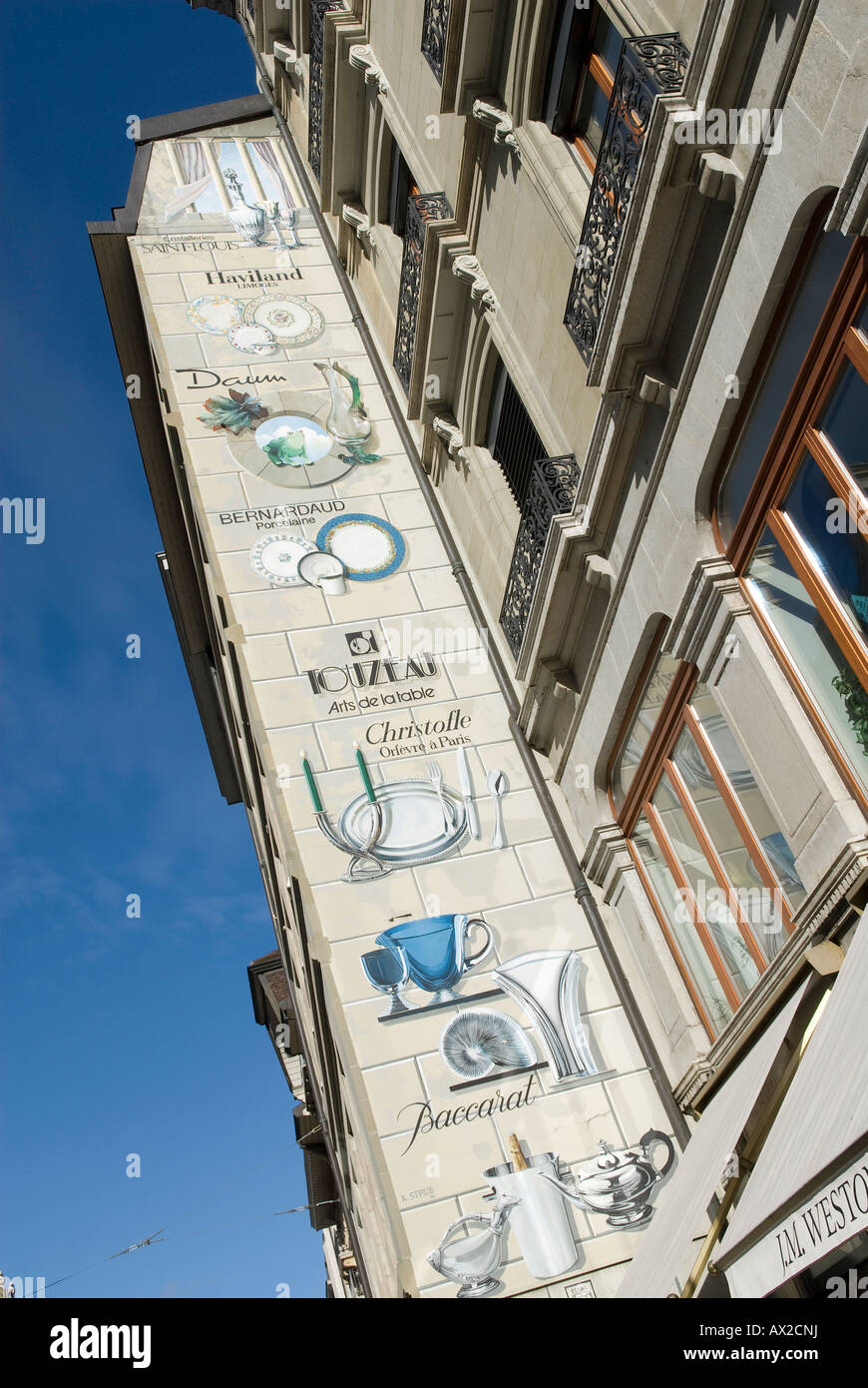 Geneva switzerland building advertising hi-res stock photography and ...