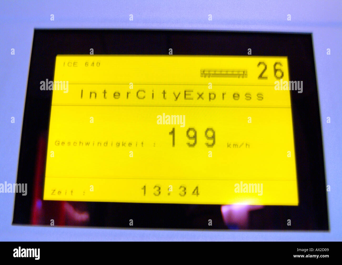 German railways express train interior hi-res stock photography and ...