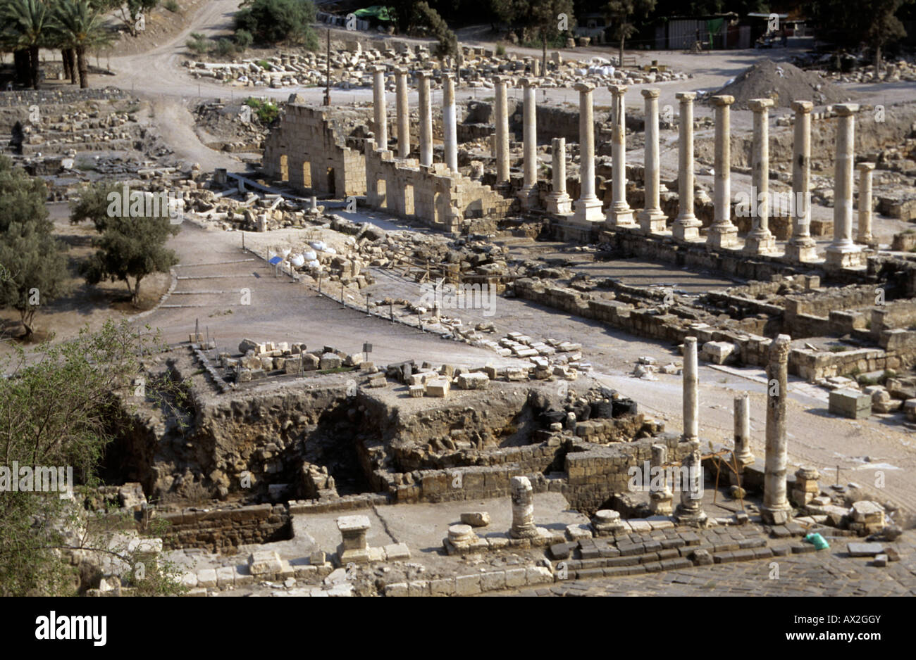 architecture Beit Shean Israel middle east Stock Photo - Alamy
