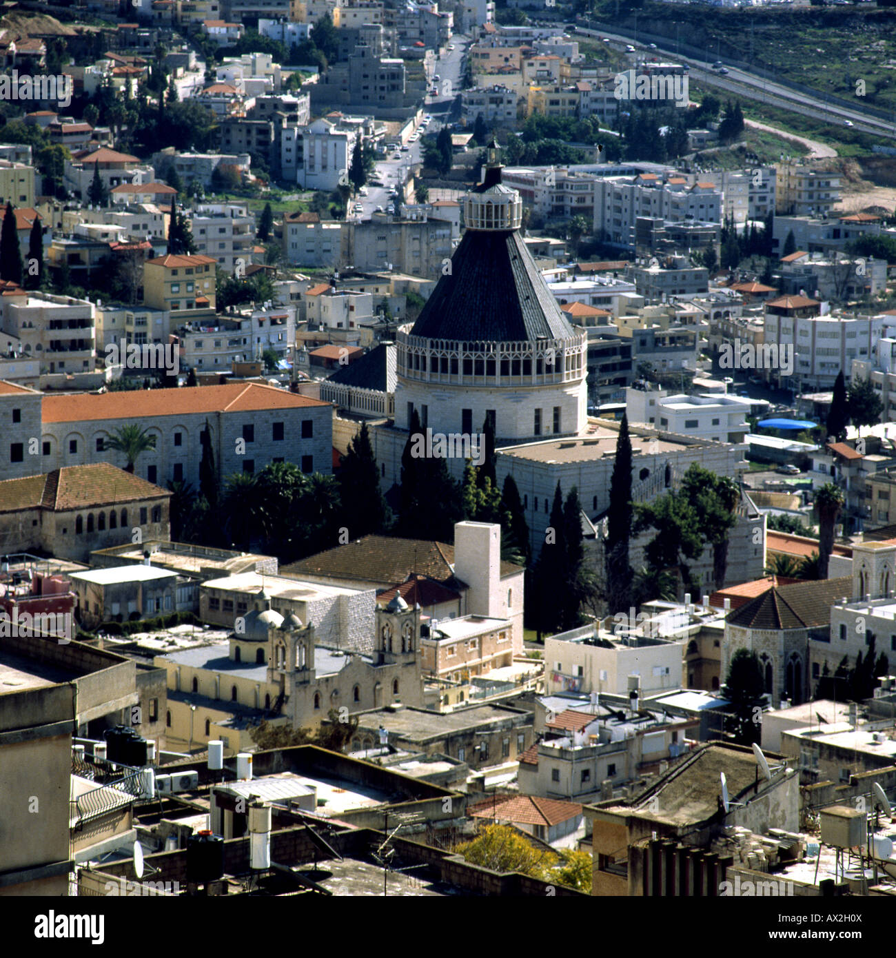 Basilica of the Annunciation,Nazareth Israel Stock Photo - Alamy