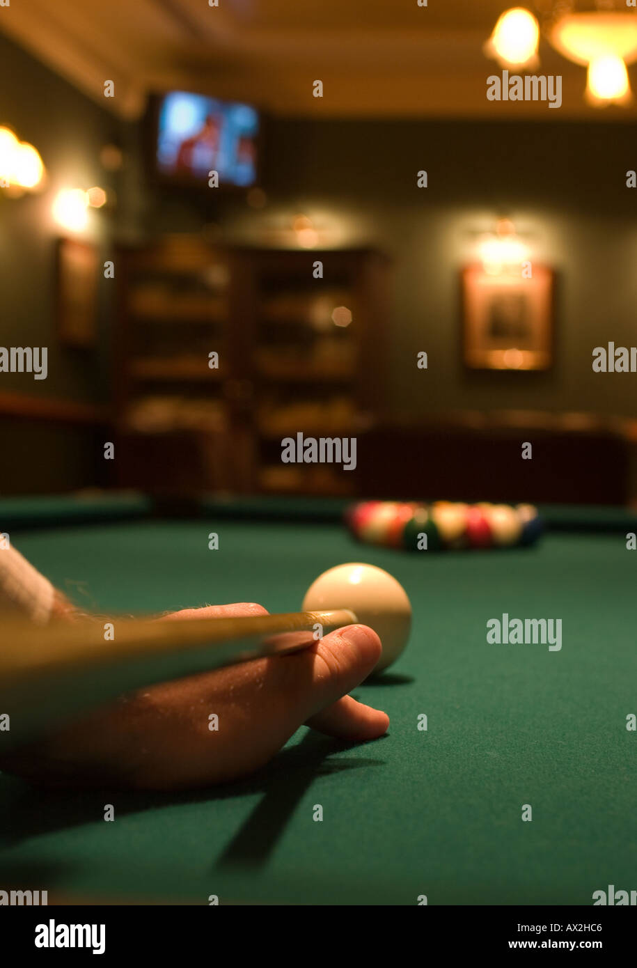 Pool game pub table hi-res stock photography and images - Alamy