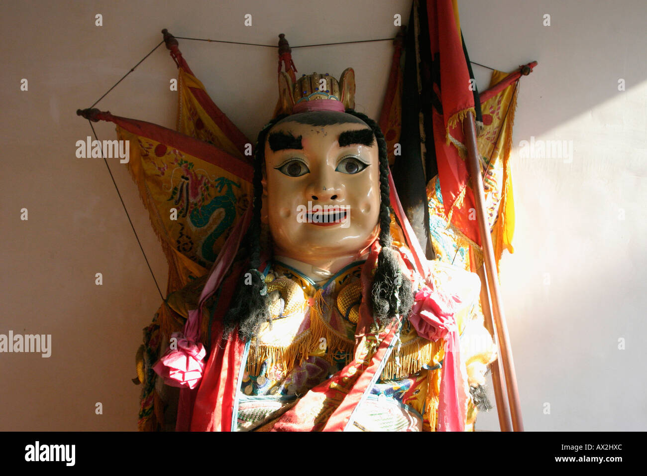 The statue of Third Prince Ne-Zha God Stock Photo - Alamy