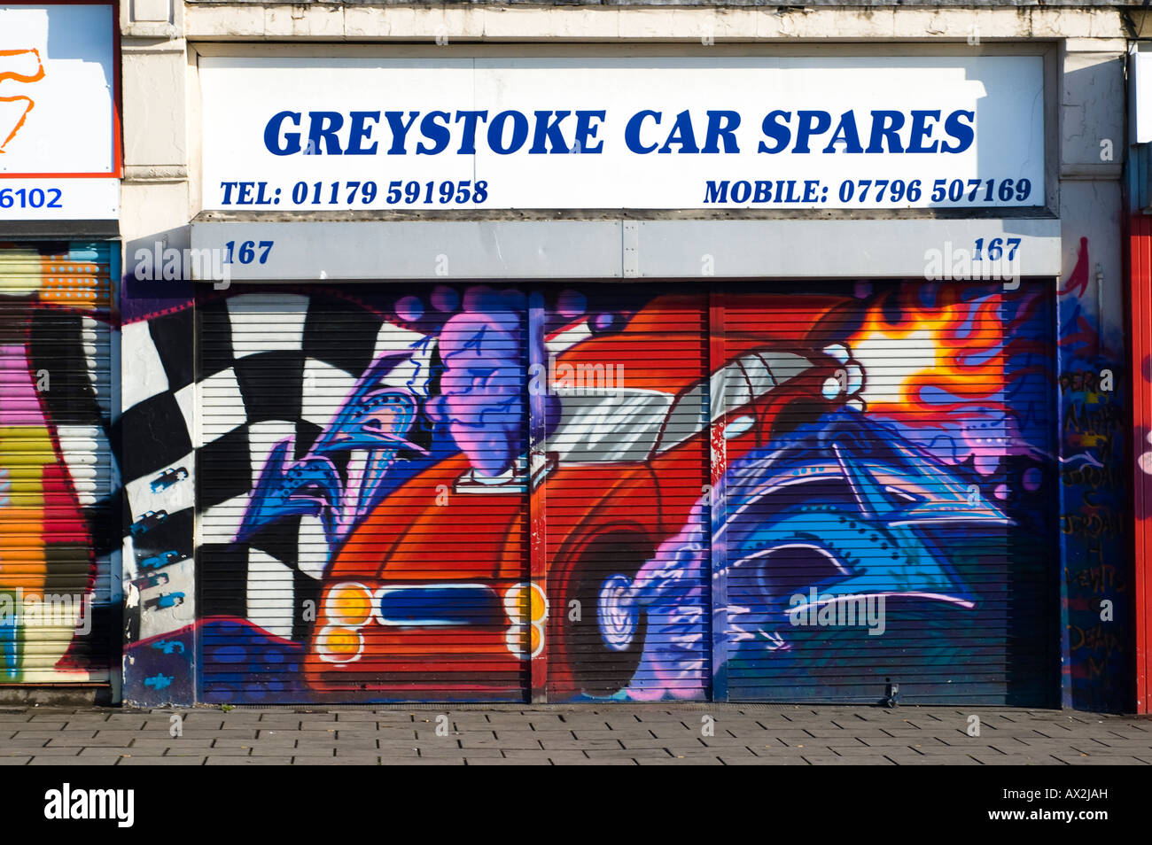 Bristol graffiti art Stock Photo - Alamy