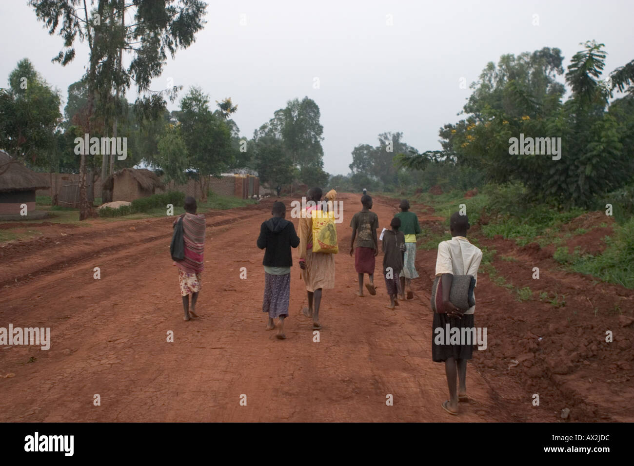 A group of night commuters heading home to start another day Stock ...