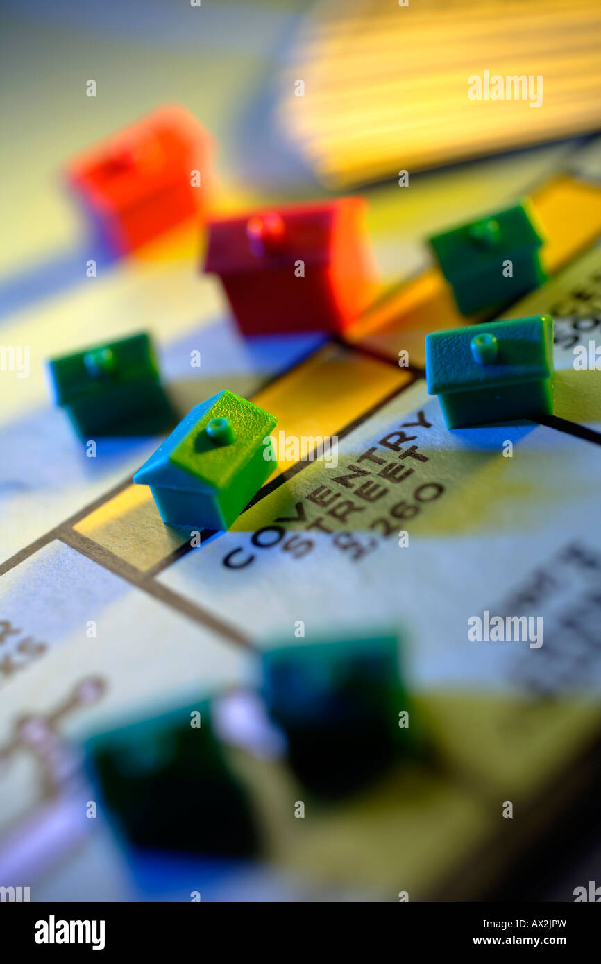Monopoly Board Game, close up Stock Photo - Alamy