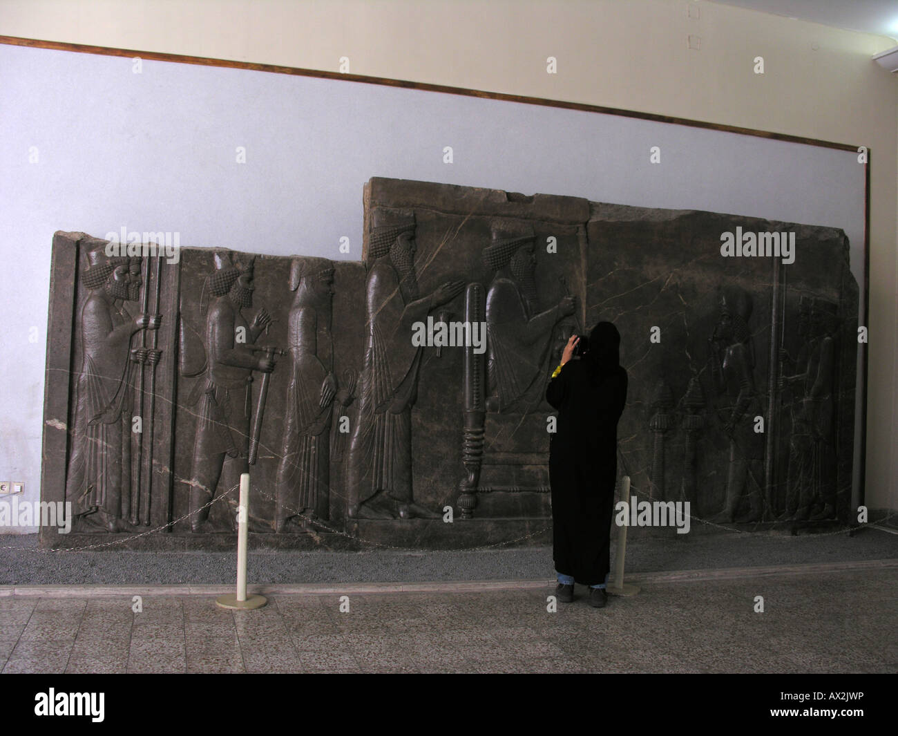 Visitor at National Museum, Tehran, Iran Stock Photo - Alamy