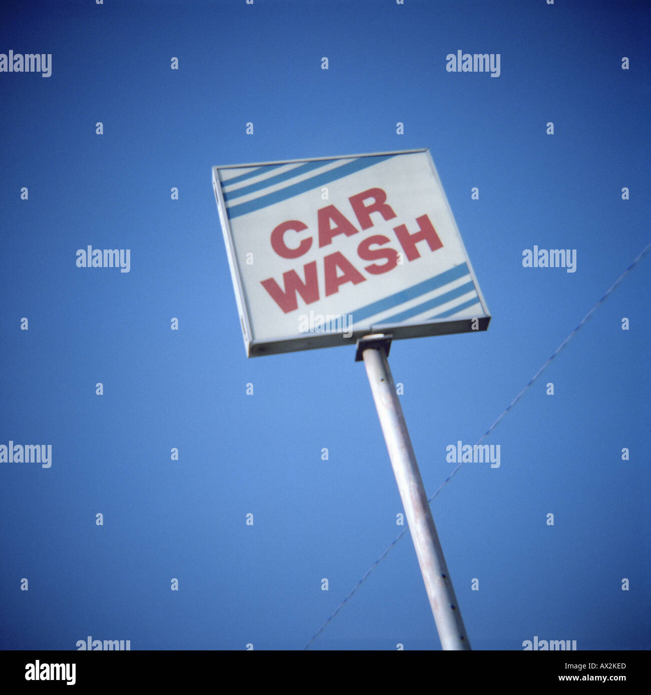 Car wash sign Stock Photo - Alamy