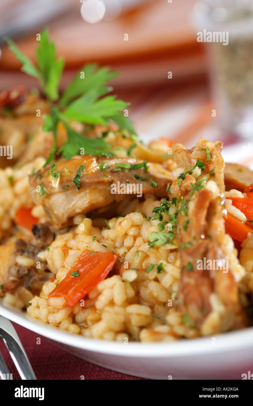 Hot and spicy rice Stock Photo - Alamy