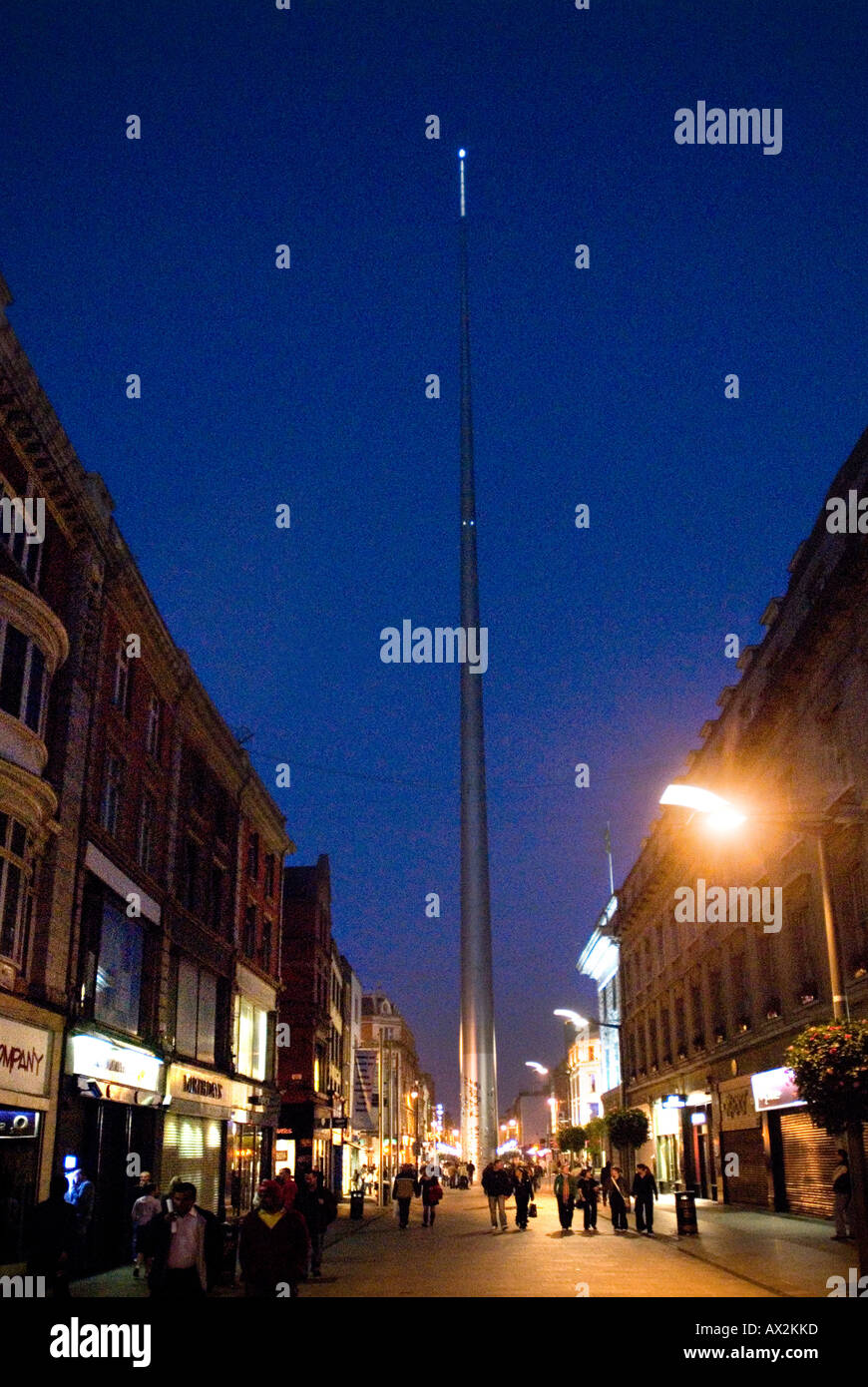 Dublin spire night hi-res stock photography and images - Alamy