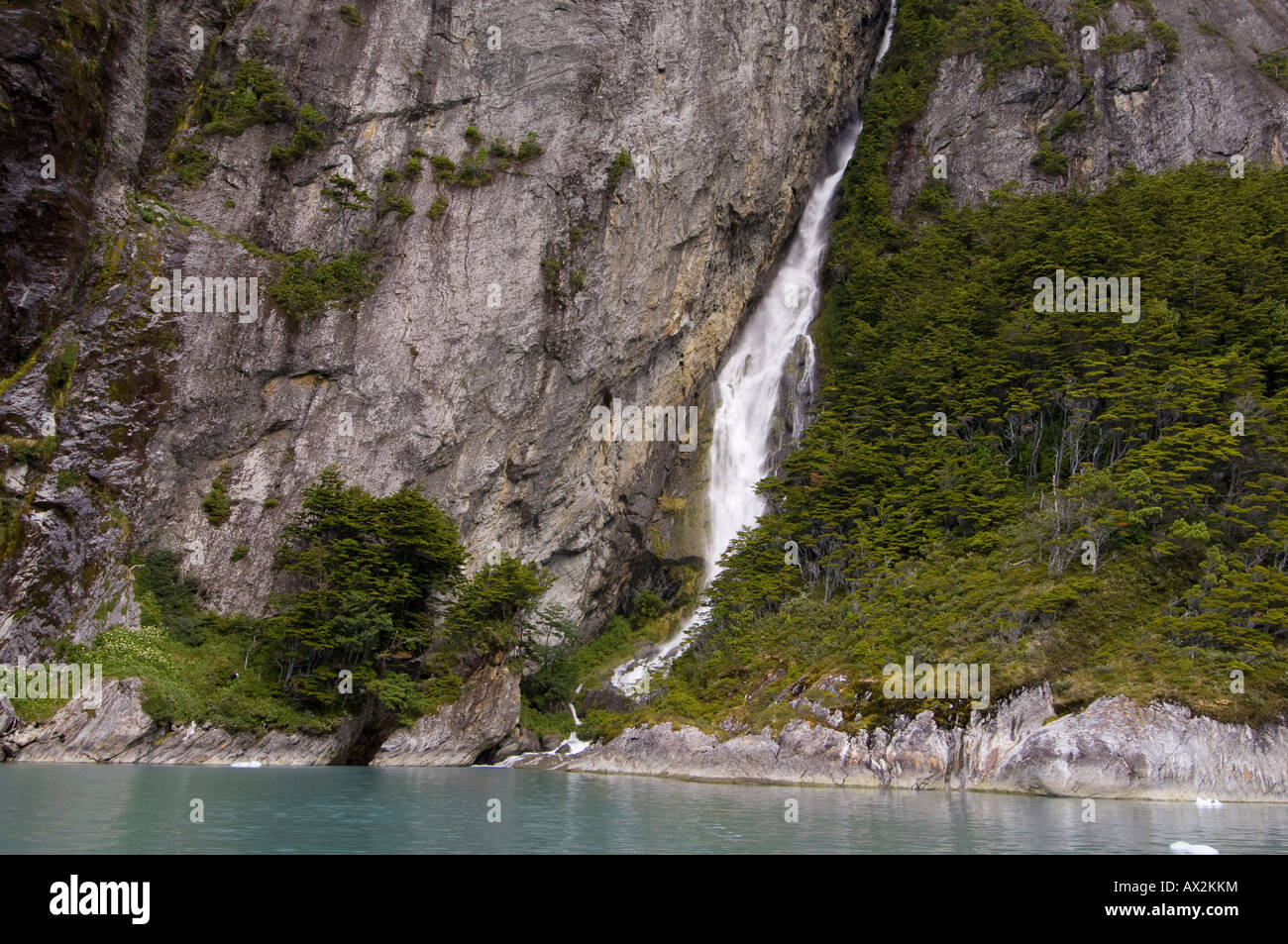 Chile Patagonia Tierra del Fuego Darwin National Park Garibaldi Fjord ...