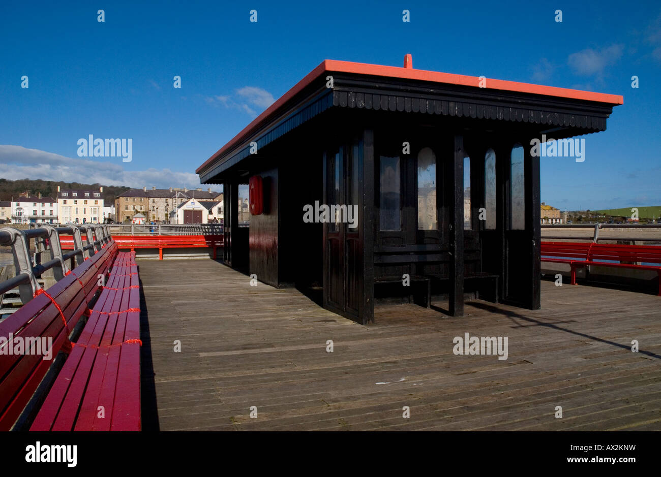 Beaumaris Pier Anglesey North Wales Stock Photo - Alamy