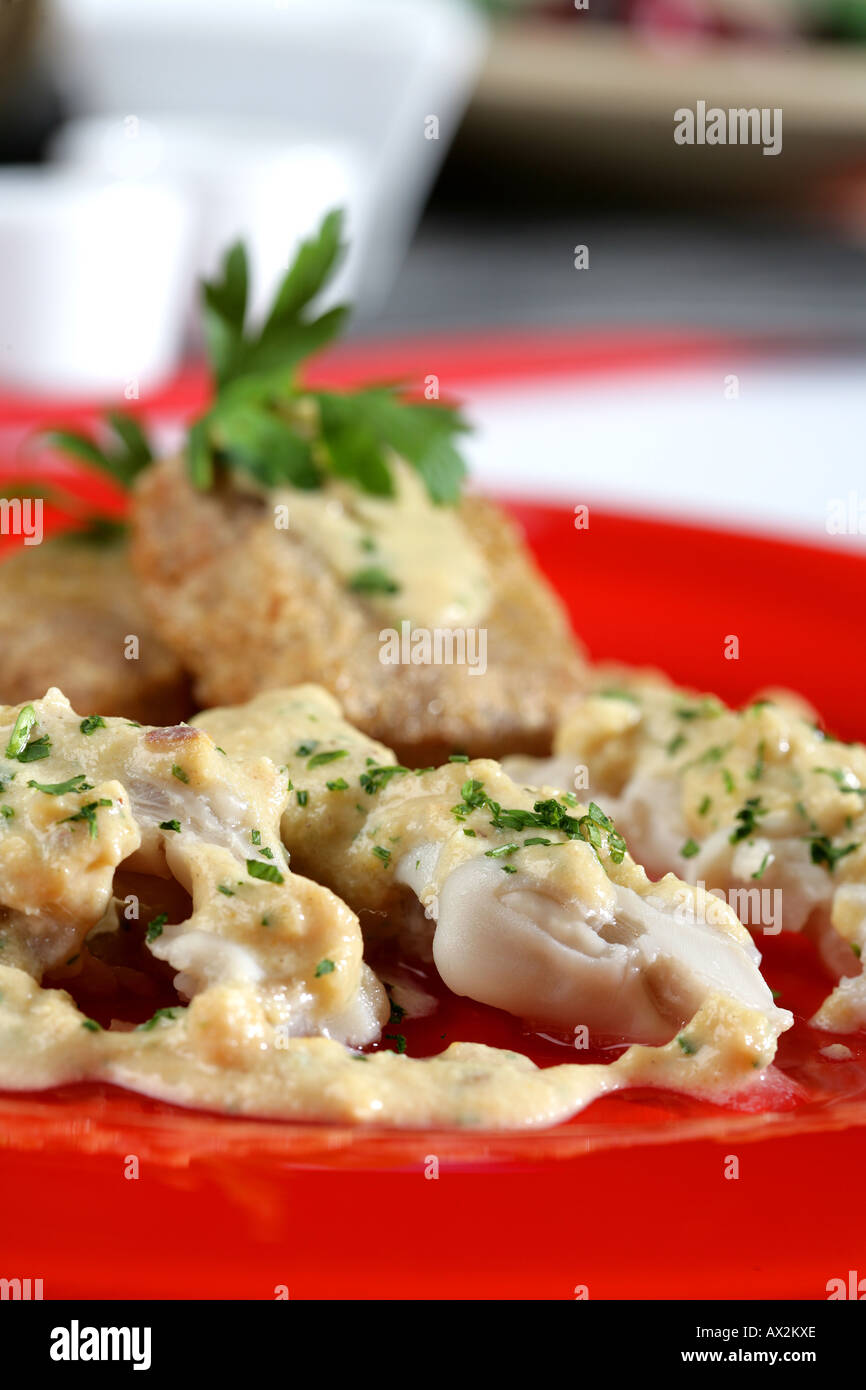 Lamb trotters king Regomir style Stock Photo - Alamy