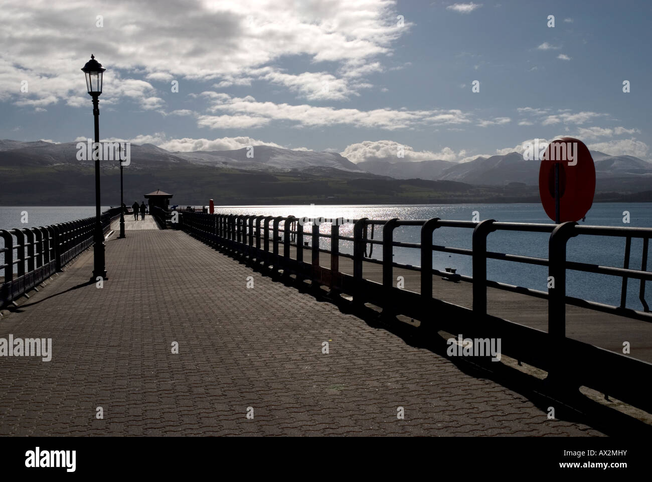 Beaumaris Pier Anglesey North Wales Stock Photo - Alamy