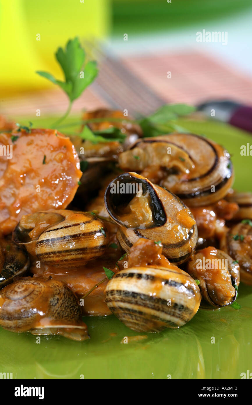 Snails stew hi-res stock photography and images - Alamy