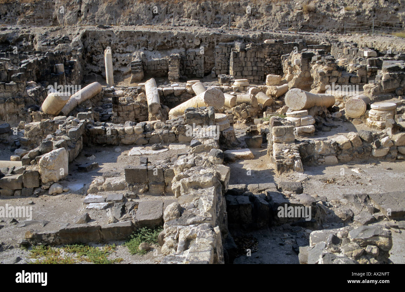 architecture Beit Shean Israel Stock Photo - Alamy
