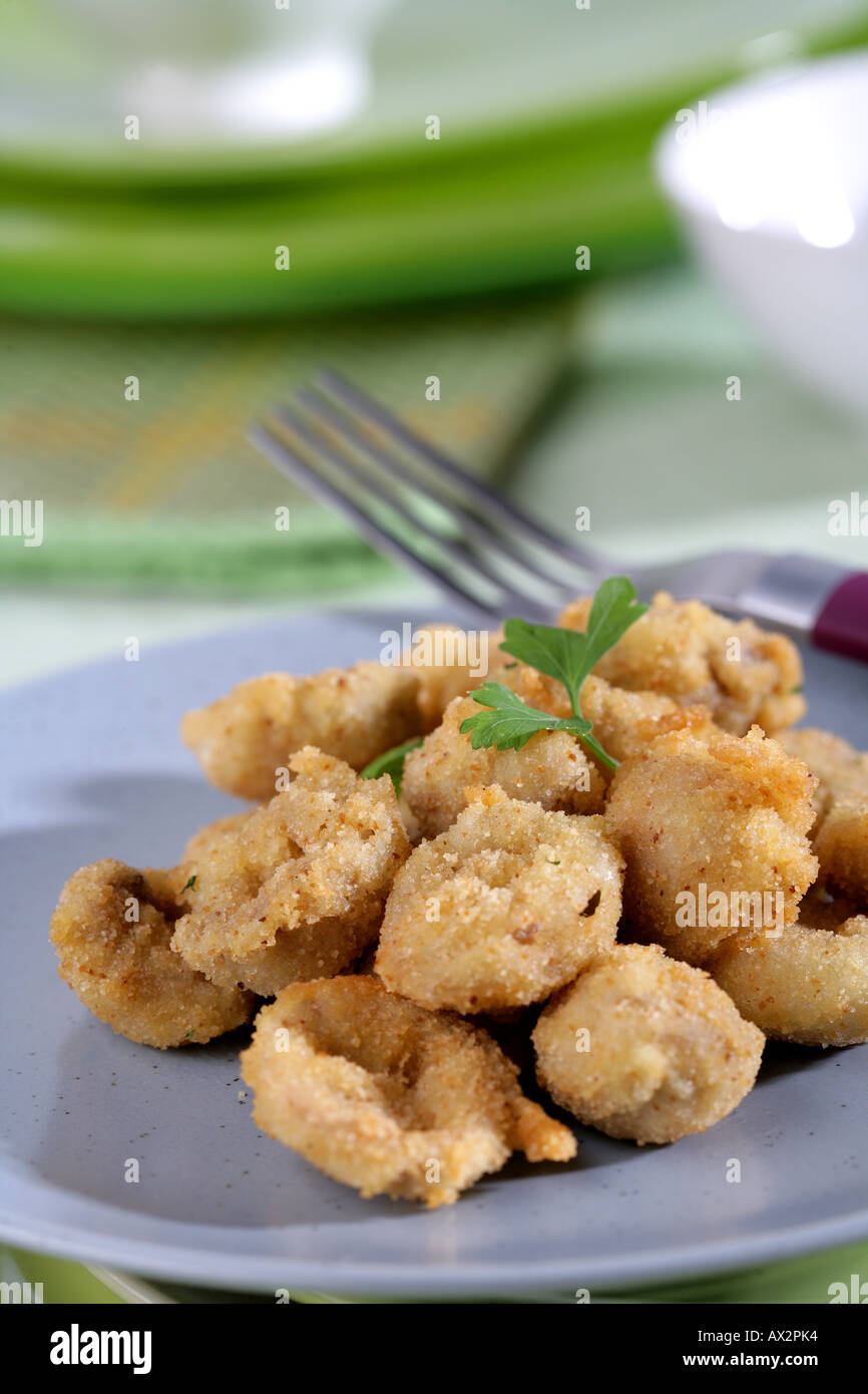 Lamb testicles battered with cookie flour Stock Photo - Alamy
