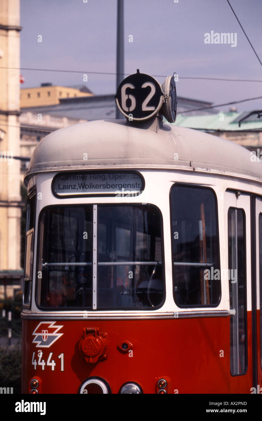 Tram Vienna Austria Stock Photo - Alamy