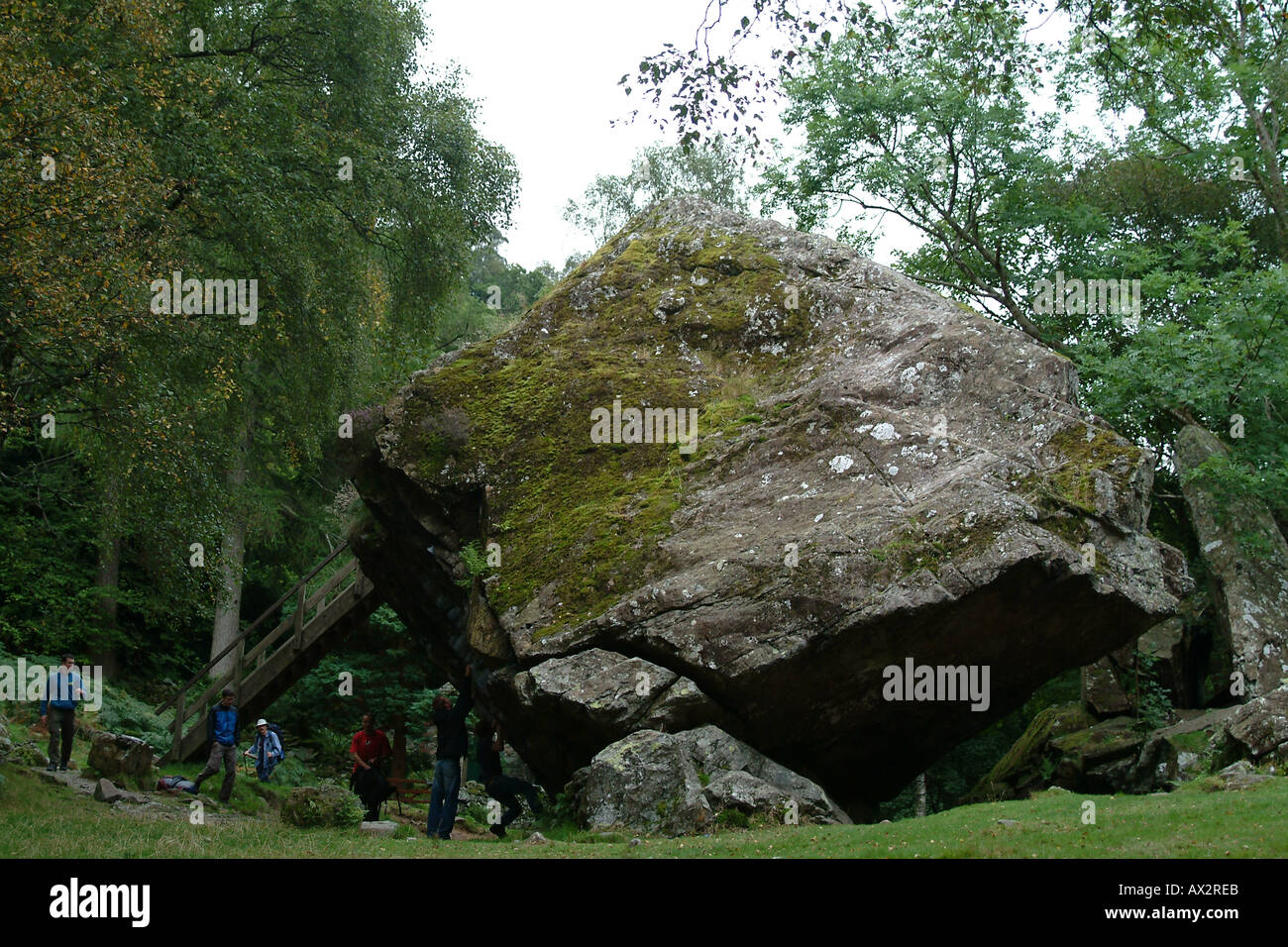 Bowder stone lake district hi-res stock photography and images - Alamy