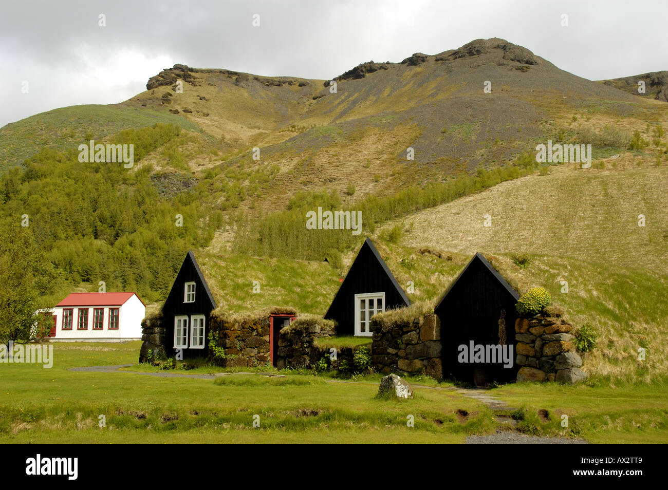 Turf roofed house iceland hi-res stock photography and images - Alamy