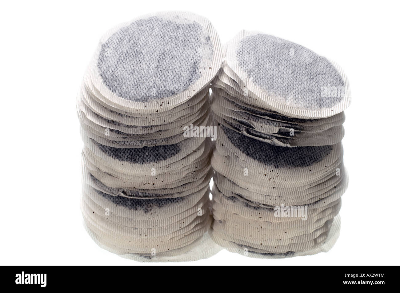 A stack of double teabags Stock Photo - Alamy