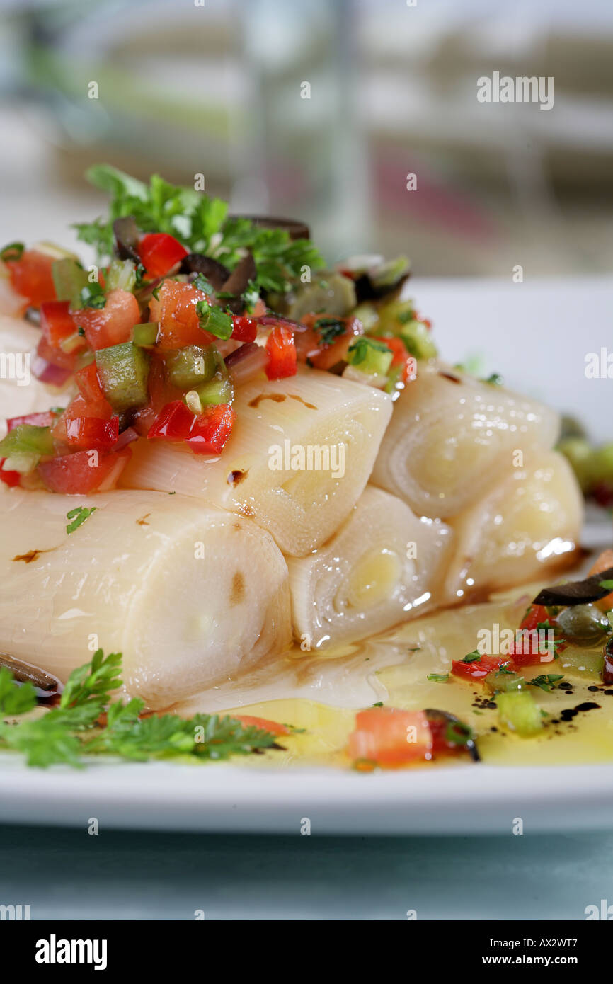 Leeks vinaigrette hi-res stock photography and images - Alamy