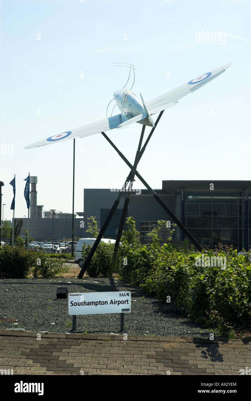 Model Of the Original Prototype Spitfire Outside Southampton Eastliegh ...
